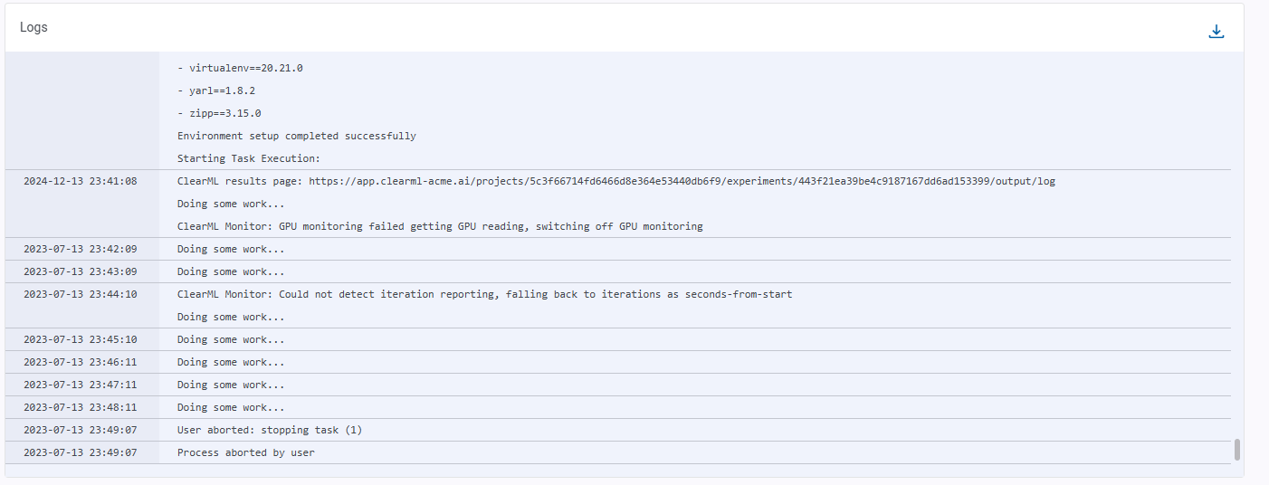 Custom Applications | ClearML
