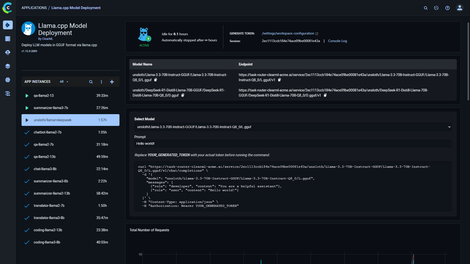 Llama.cpp Model Deployment | ClearML