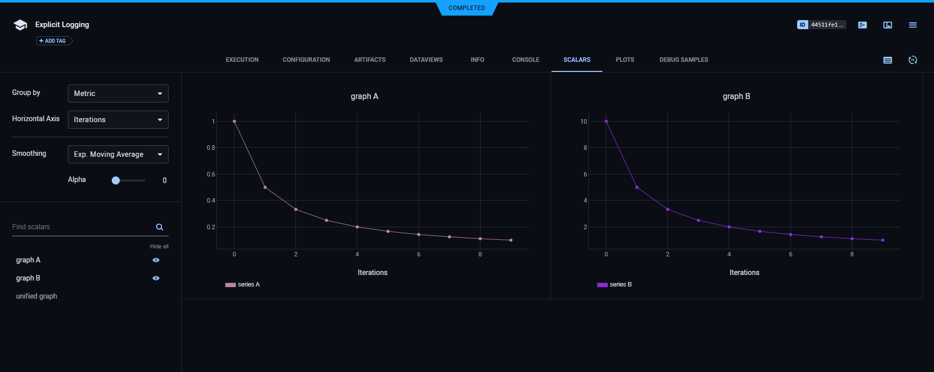 Using Logger - Jupyter Notebook | ClearML