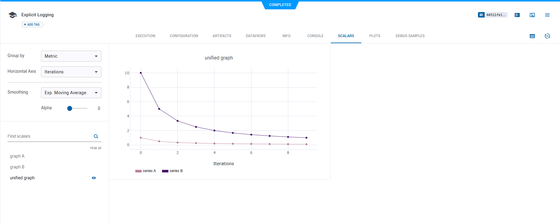 Using Logger - Jupyter Notebook | ClearML