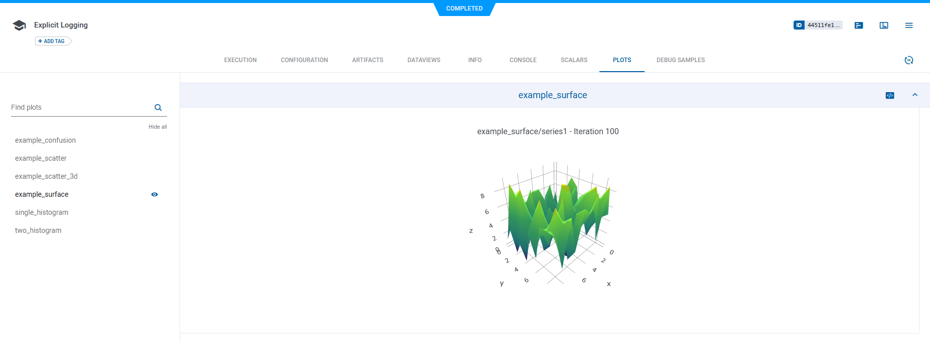 Using Logger - Jupyter Notebook | ClearML