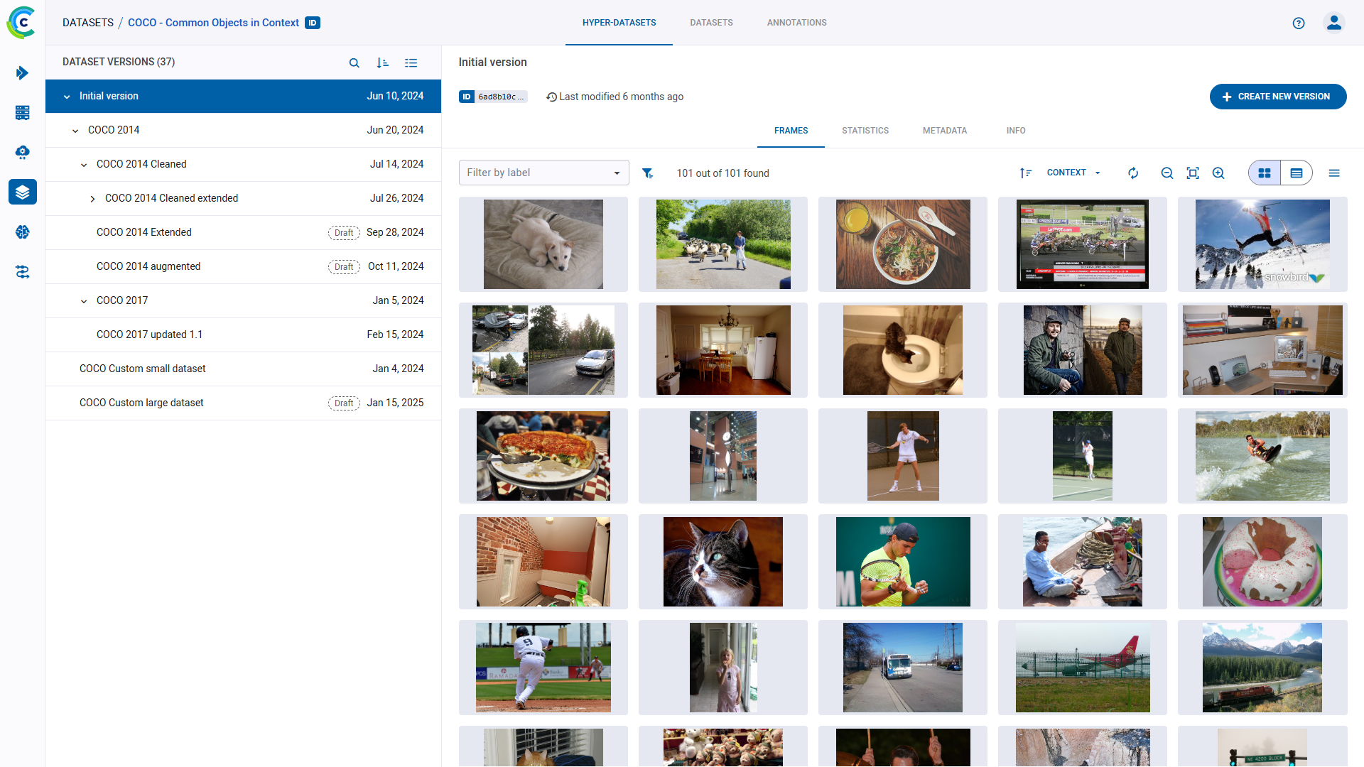 Dataset Versions | ClearML