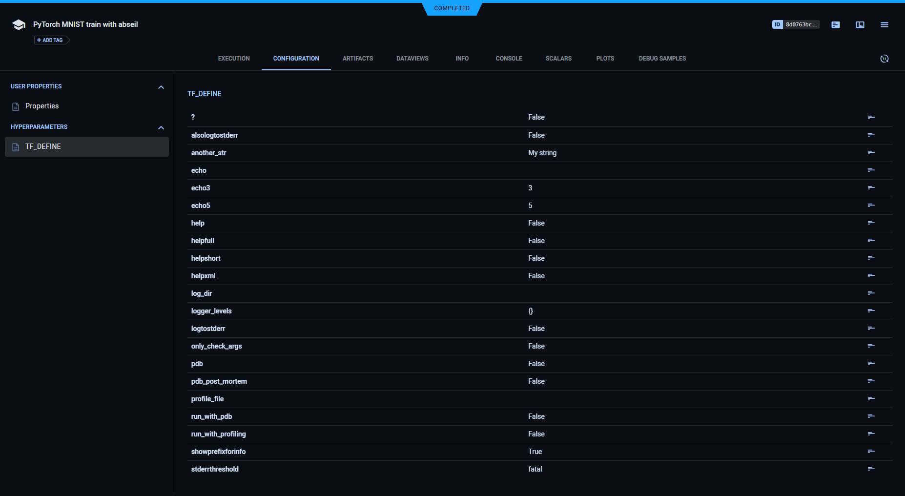 PyTorch Abseil | ClearML