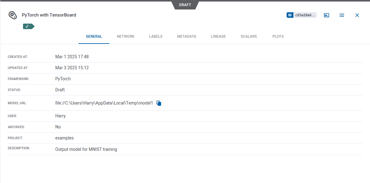 PyTorch with TensorBoard | ClearML