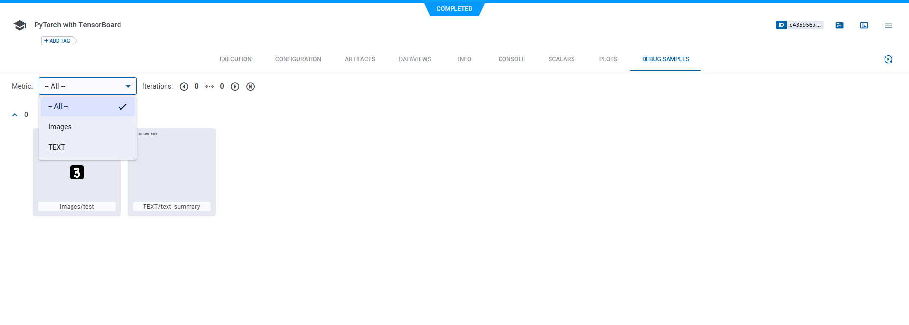 PyTorch with TensorBoard | ClearML