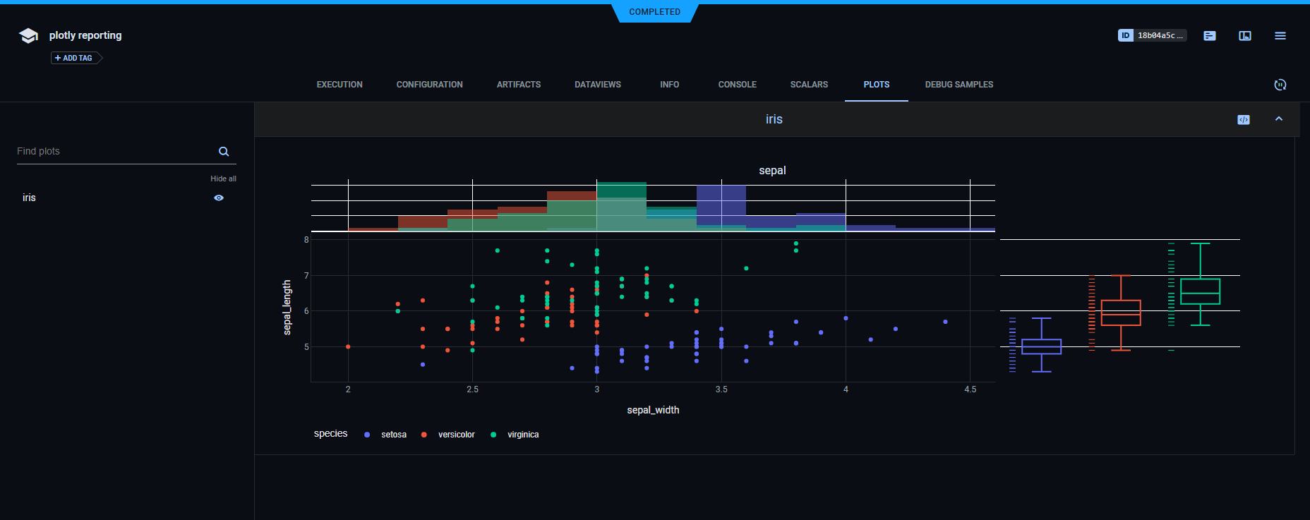 Plotly Reporting | ClearML