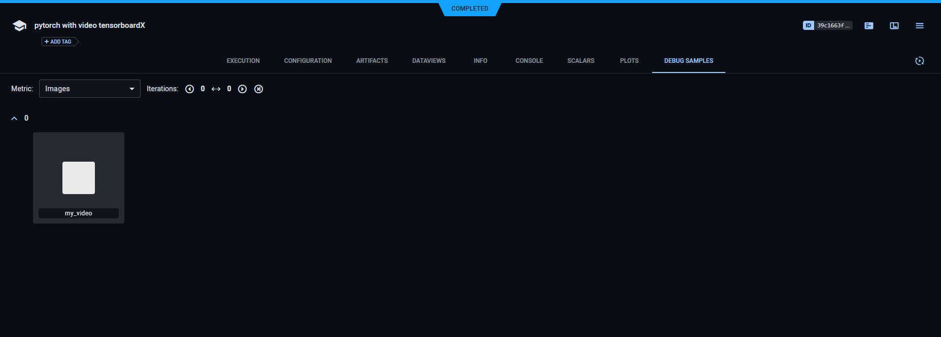 TensorBoardX Video | ClearML