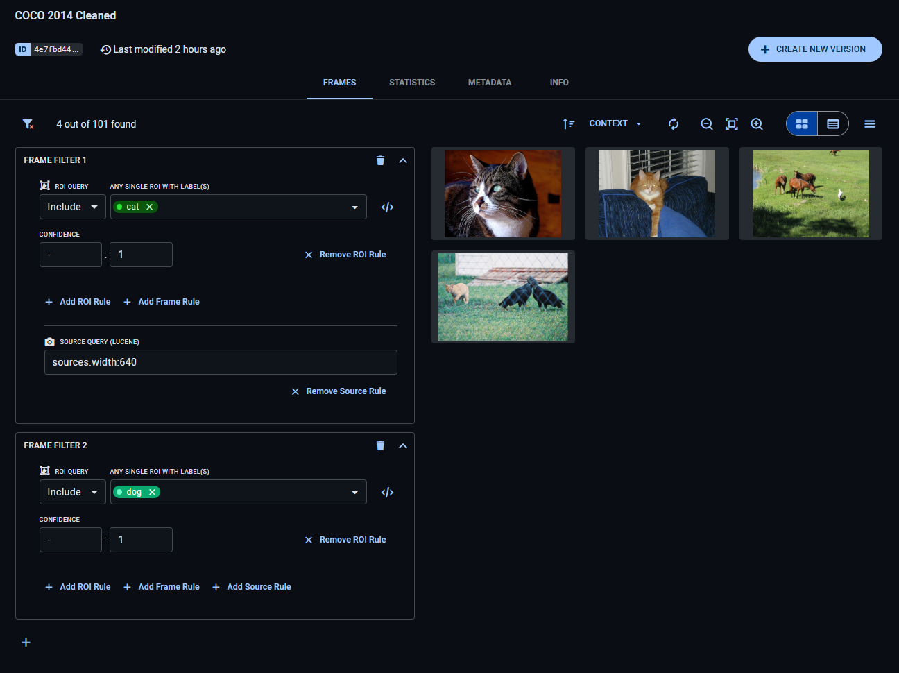 Dataset Versions | ClearML