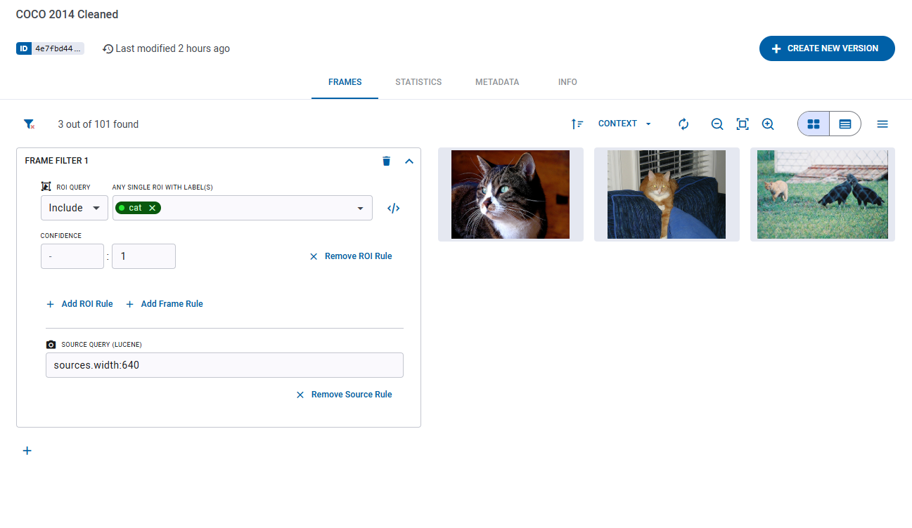 Dataset Versions | ClearML