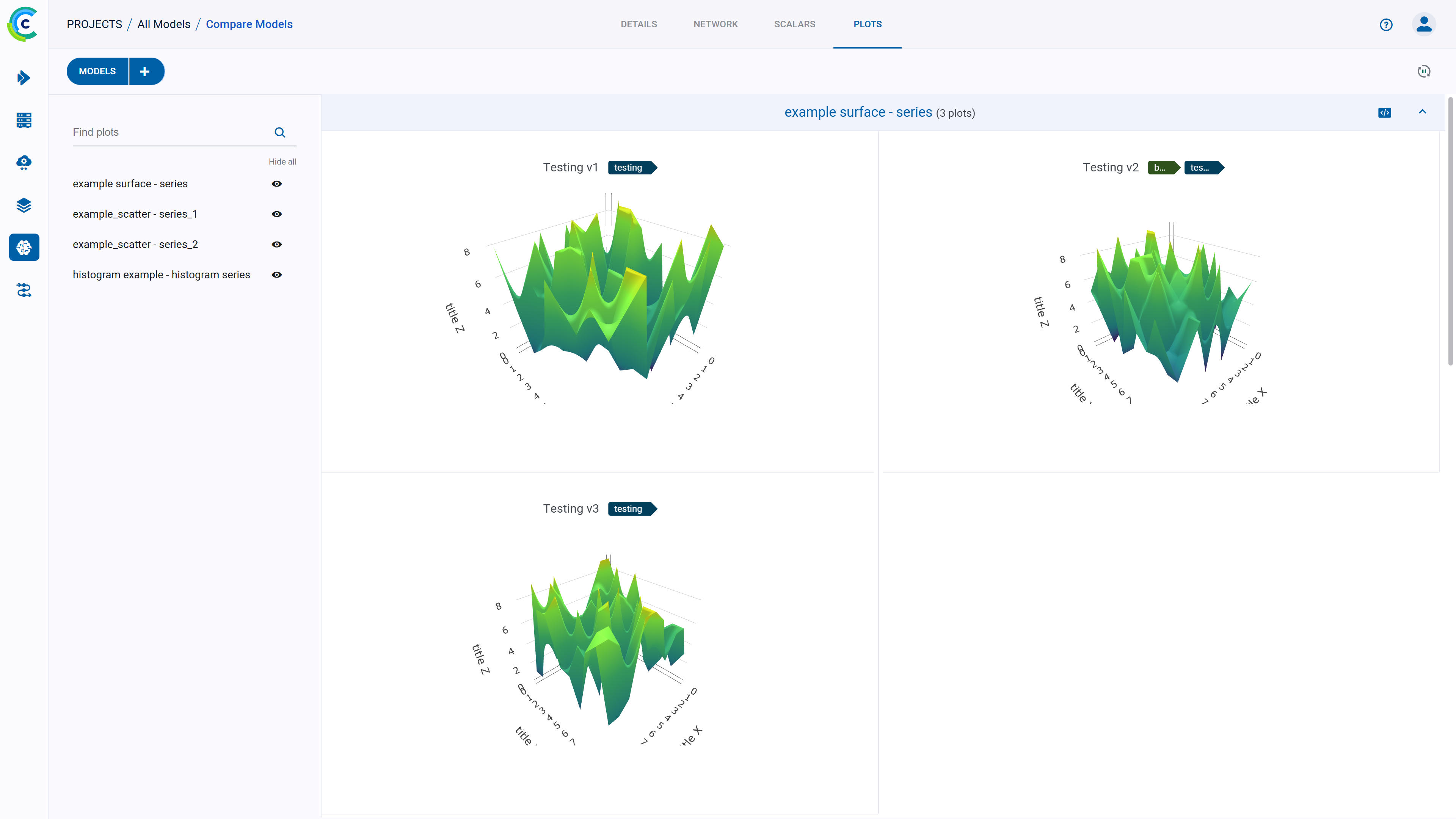 Comparing Models | ClearML