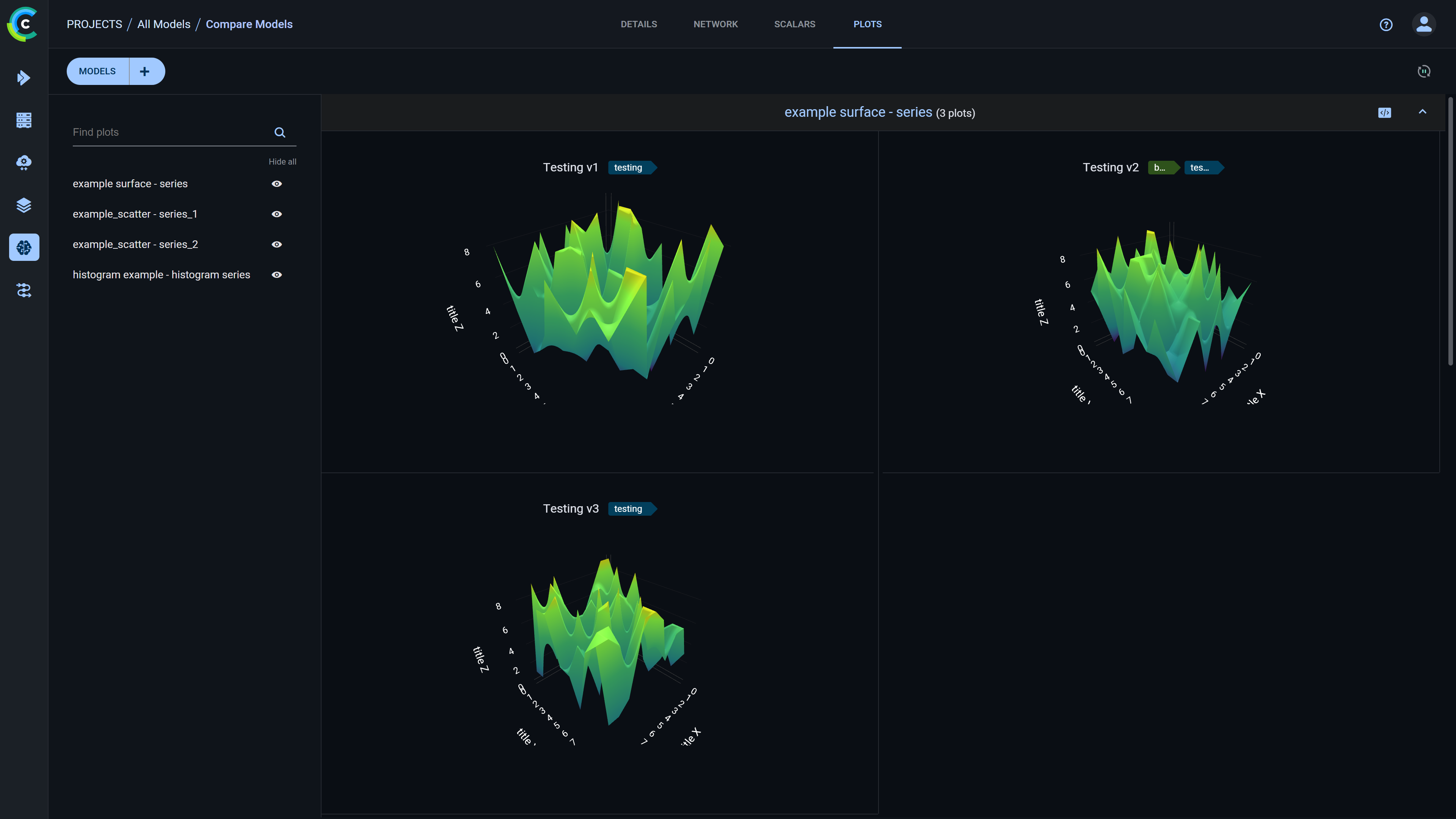 Comparing Models | ClearML