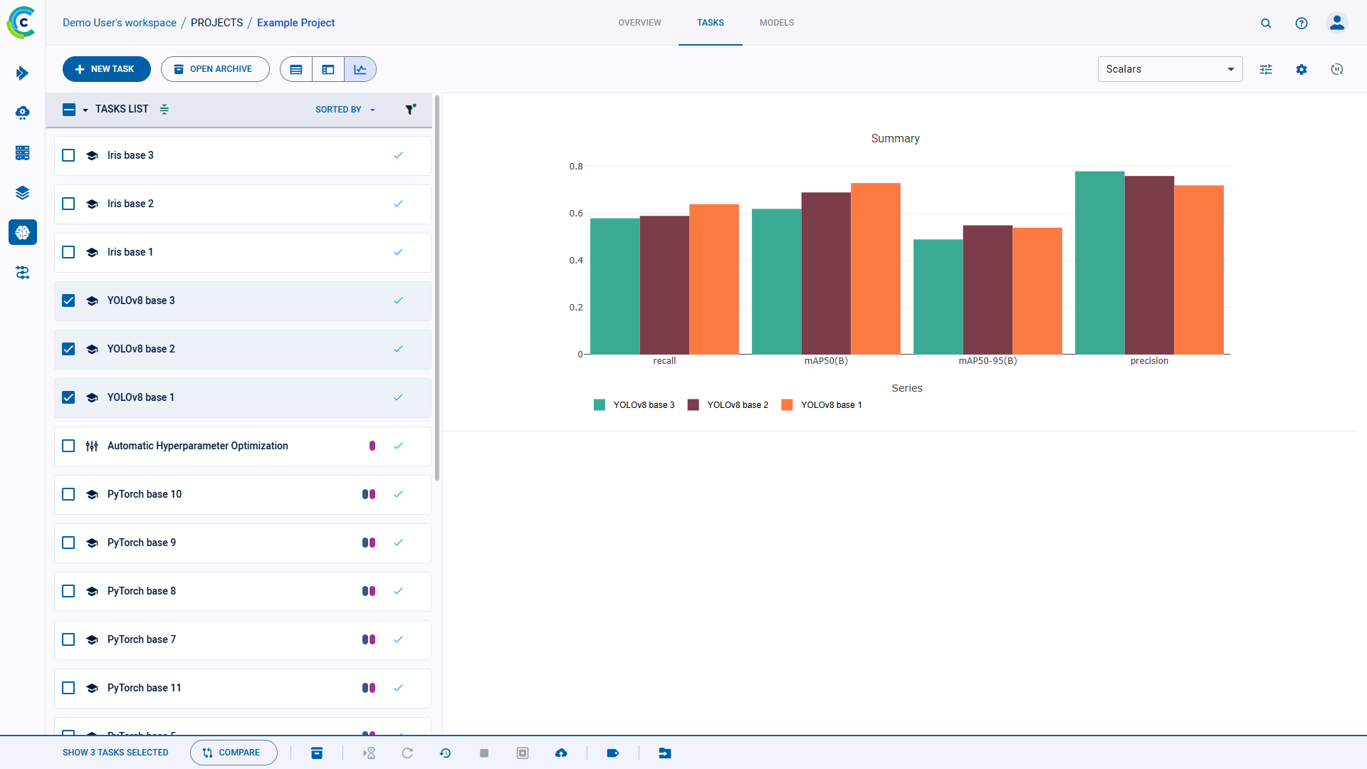 The Task Table | ClearML