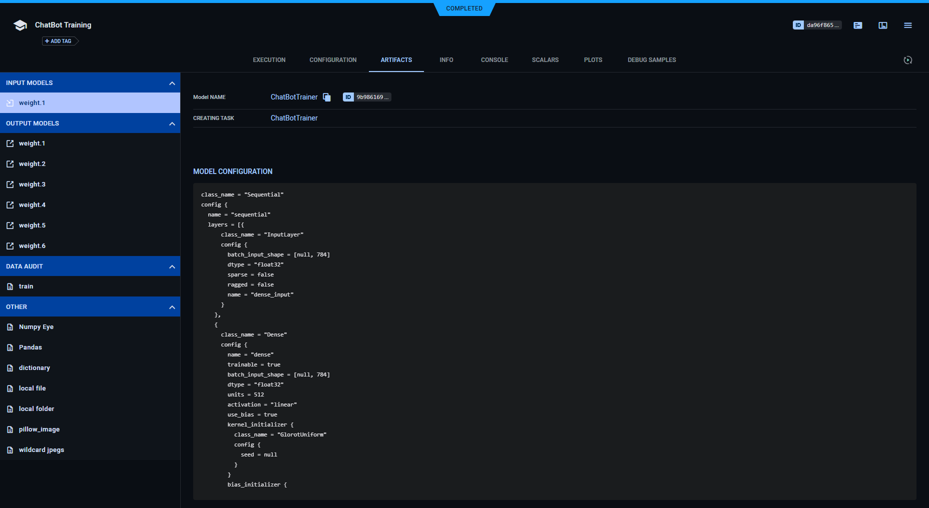 Tracking Tasks and Visualizing Results | ClearML