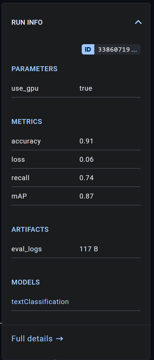 Pipeline Run Details | ClearML