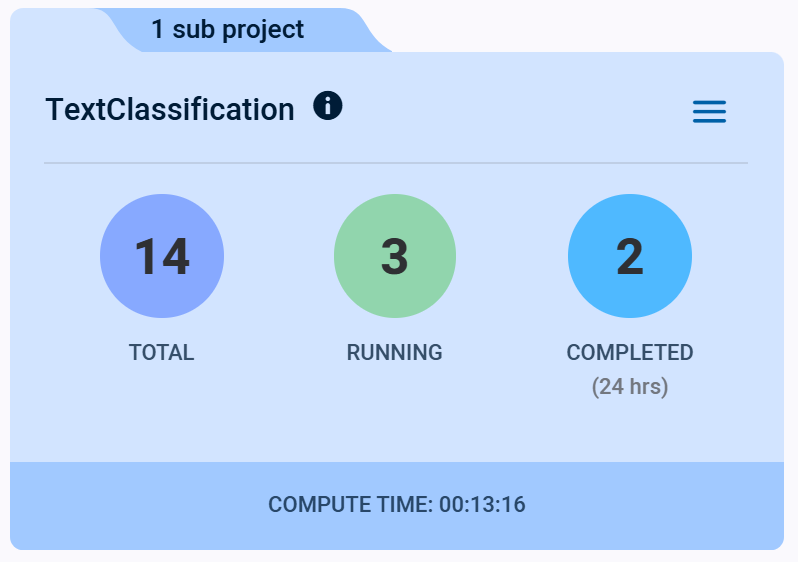 Projects Page | ClearML
