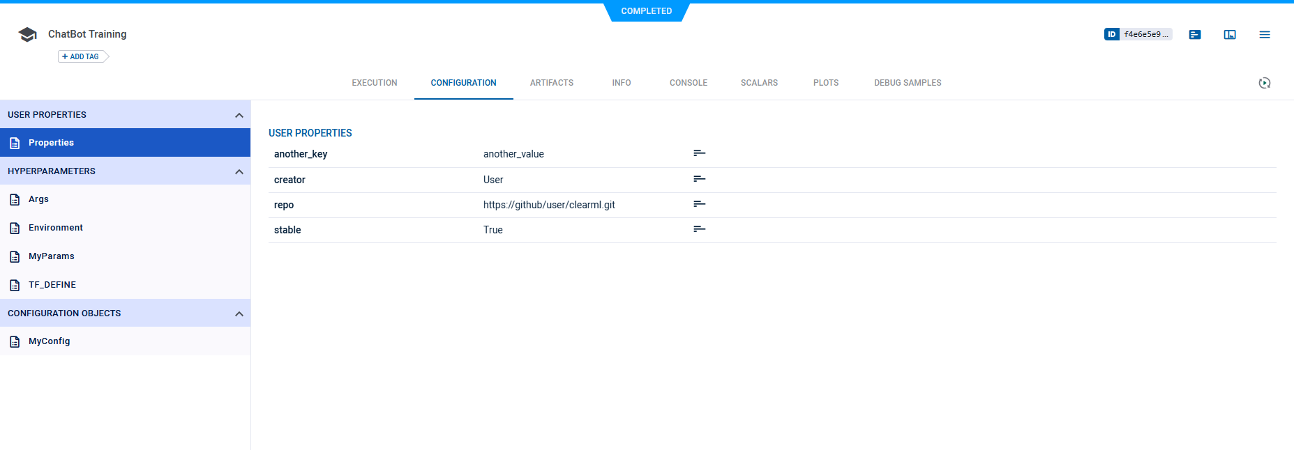 Tracking Tasks and Visualizing Results | ClearML