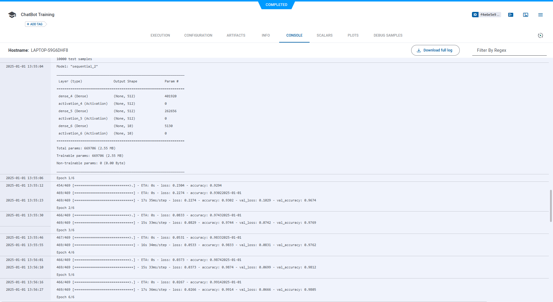 Tracking Tasks and Visualizing Results | ClearML
